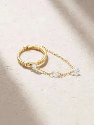 PERSEE 18-karat Diamond Earring - Gold