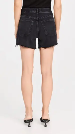 AGOLDE Parker Long Denim Shorts