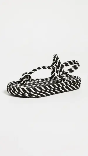 BOHONOMAD Hawaii Rope Platform Sandals
