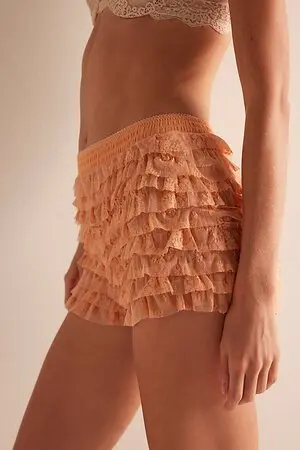 Free People Intimately Feeling For Lace Shorties - Sunset Star