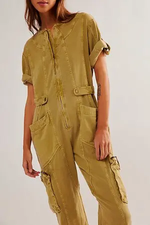 Free People Let'S Ride One-Piece - Green | Editorialist