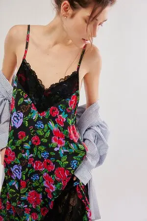 free people first date printed maxi slip dress FREE PEOPLE First Date Printed Maxi Slip Dress