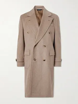 Thom Sweeney Double-breasted Cashmere Coat - Neutrals