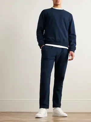 Mr P. Cotton-jersey Sweatshirt - Blue