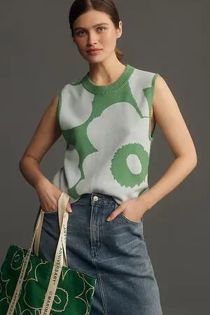 Marimekko Kulma Unikko Knitted Wool Vest