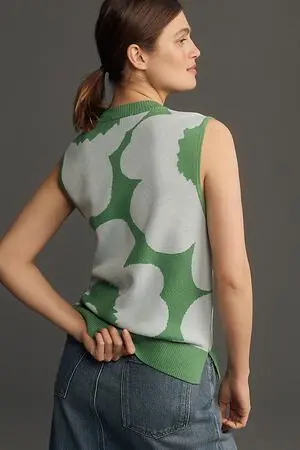 Marimekko Kulma Unikko Knitted Wool Vest