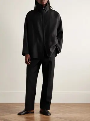 Fear Of God Virgin Wool And Silk-blend Jacket - Black