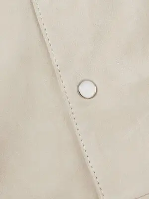 Brunello Cucinelli Camp-collar Suede Shirt