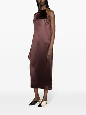 Loulou De Saison Morene Halterneck Maxi Dress - Purple