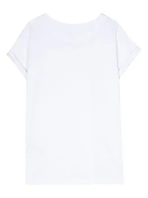 Eleventy Sound-neck Cotton T-shirt