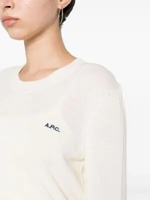 A.p.c. Logo-embroidered Jumper