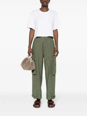 AGOLDE Anya Cropped T-shirt - White