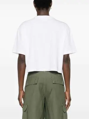 AGOLDE Anya Cropped T-shirt - White