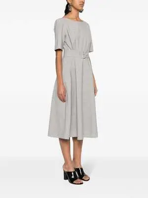 P.a.r.o.s.h Dart-detail A-line Dress - Grey
