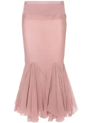 Rick Owens Divine Bias Straight Skirt