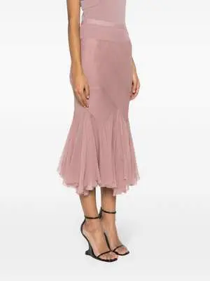 Rick Owens Divine Bias Straight Skirt