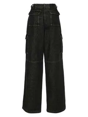 Coperni Mid-rise Wide-leg Jeans - Black