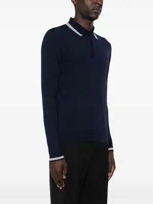 Kiton Knitted Wool Polo Shirt