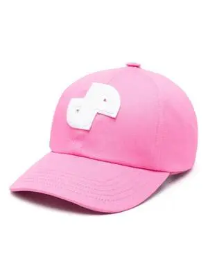 PATOU Cotton Baseball Cap - Pink