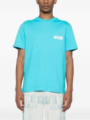 MSGM Logo-print Cotton T-shirt