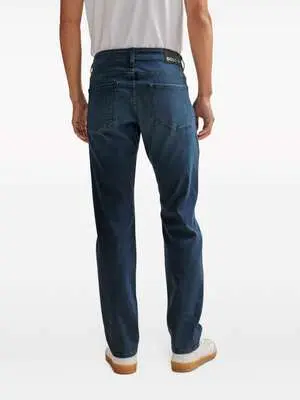 BOSS Slim-fit Stonewashed Jeans - Blue