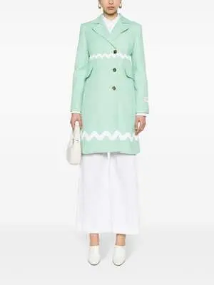 Patou Wave Tweed Coat