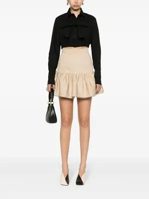 PATOU Bow Cropped Blouse