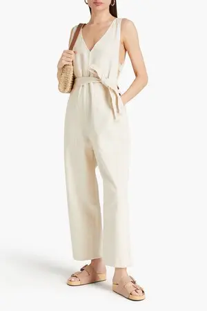 ALEX MILL Belted Denim Jumpsuit