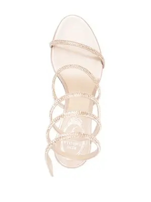 Rene Caovilla Cleo 60mm Sandals - Gold