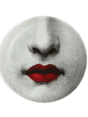FORNASETTI Tema E Variazioni N.397 Decorative Plate 10cm - White