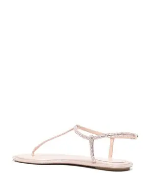 Rene Caovilla Diana Embellished Sandals - Pink