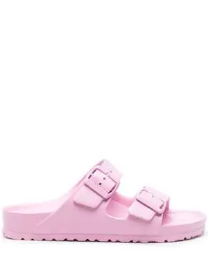 BIRKENSTOCK Arizona Logo-buckle Slides