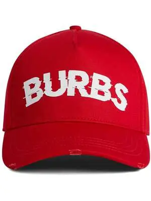 Dsquared2 Burbs Printed Baseball Cap - Red