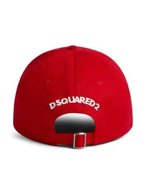 Dsquared2 Burbs Printed Baseball Cap - Red