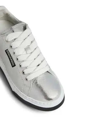 Dsquared2 Metallic-finish Lace-up Sneakers