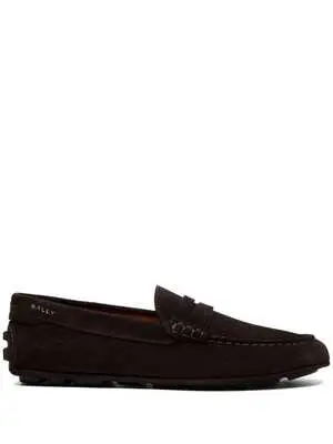 Bally Logo-embroidered Round-toe Loafers