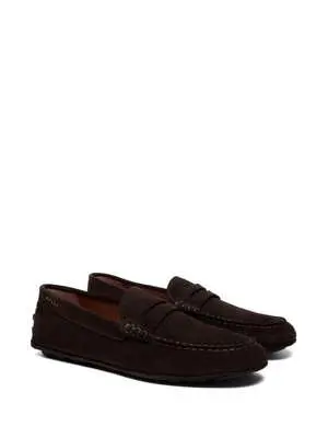 Bally Logo-embroidered Round-toe Loafers