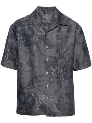 Etro Patterned-jacquard Shirt