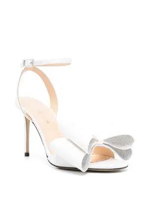 Mach & Mach Le Cadeau 95mm Sandals - White
