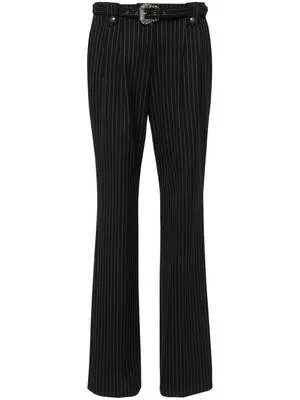 Versace Pinstriped Straight Trousers