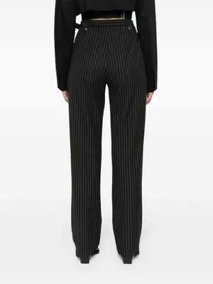 Versace Pinstriped Straight Trousers