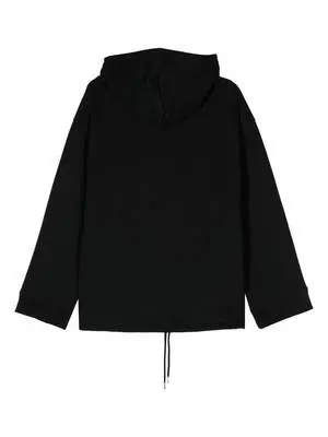COURREGES Logo-patch Cotton Hoodie