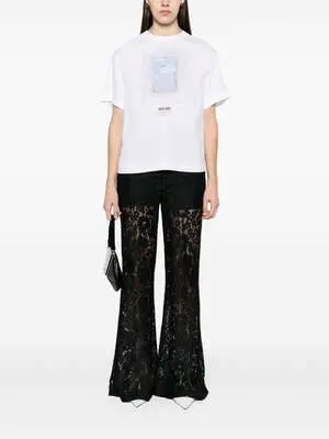 Moschino Graphic-print Crepe T-shirt