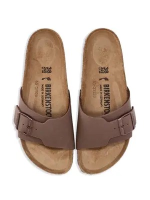 BIRKENSTOCK Catalina Leather Slides - Brown