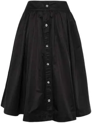 Moschino A-line Pleated Midi Skirt