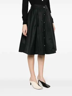 Moschino A-line Pleated Midi Skirt