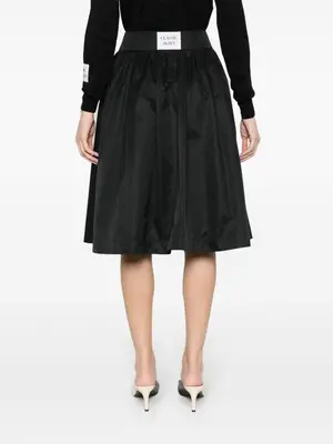 Moschino A-line Pleated Midi Skirt