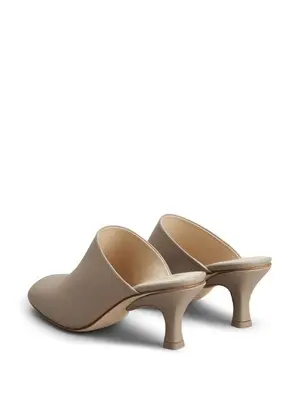 TOD'S 65mm Leather Mules - Neutrals