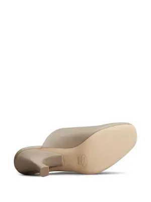 TOD'S 65mm Leather Mules - Neutrals