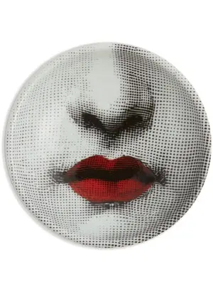 FORNASETTI Tema E Variazoni N.397 Porcelain Ashtray - White